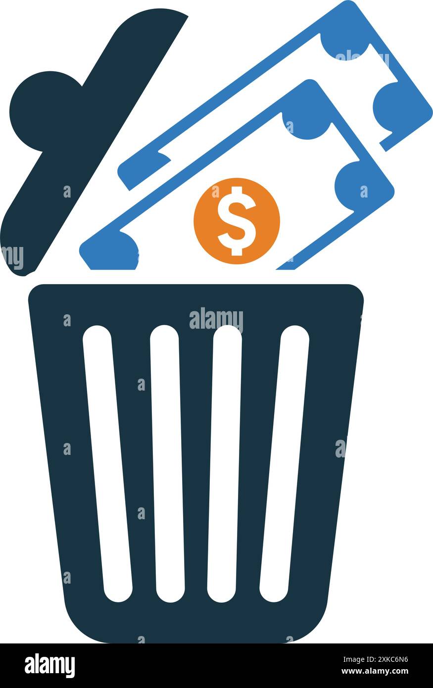Money waste icon hi-res stock photography and images - Alamy
