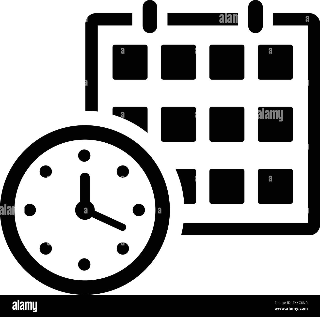 Time Schedule icon. Flat style vector EPS use in infographics,web ...