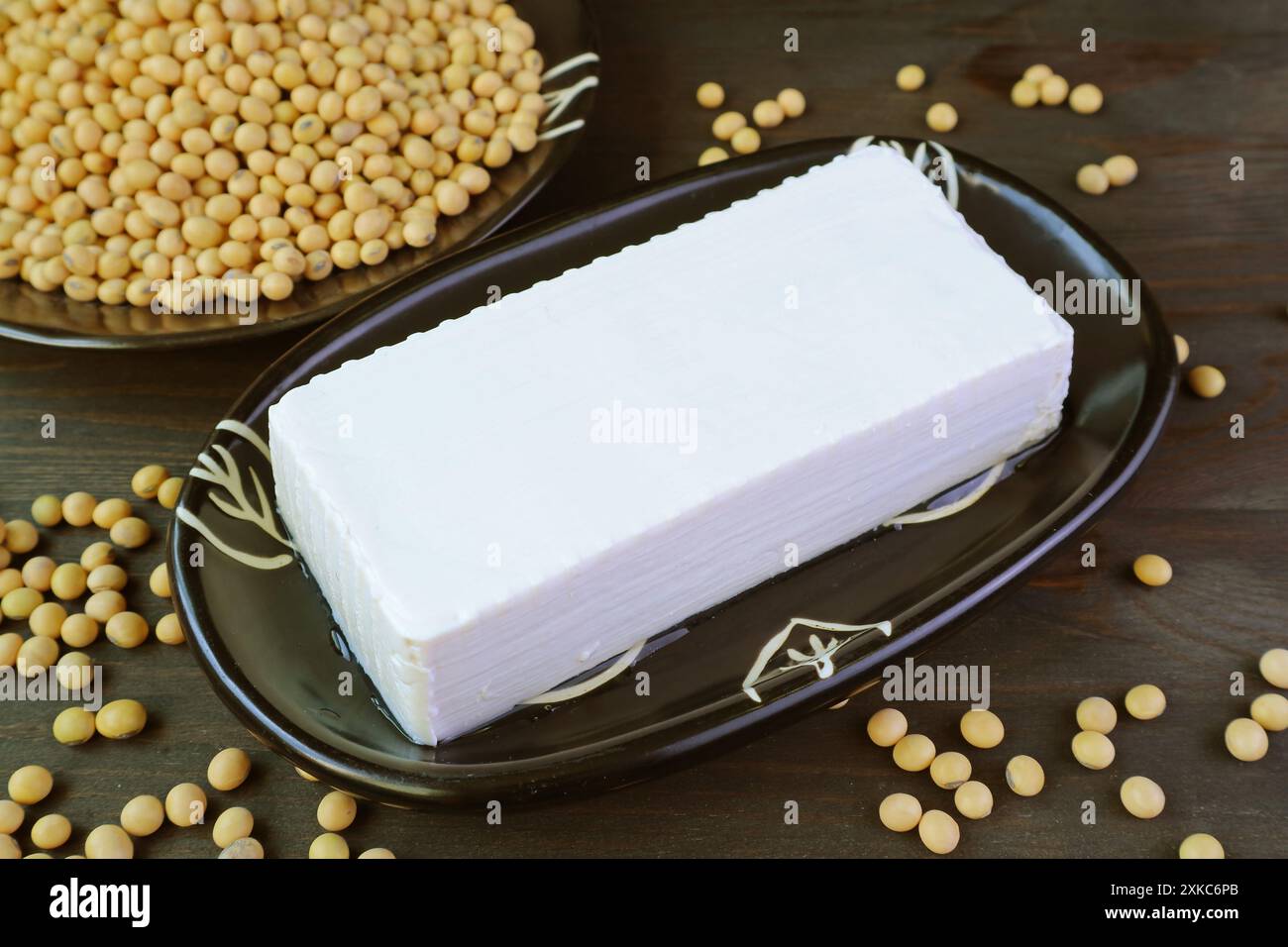 Closeup heap dried soybeans hi-res stock photography and images - Alamy