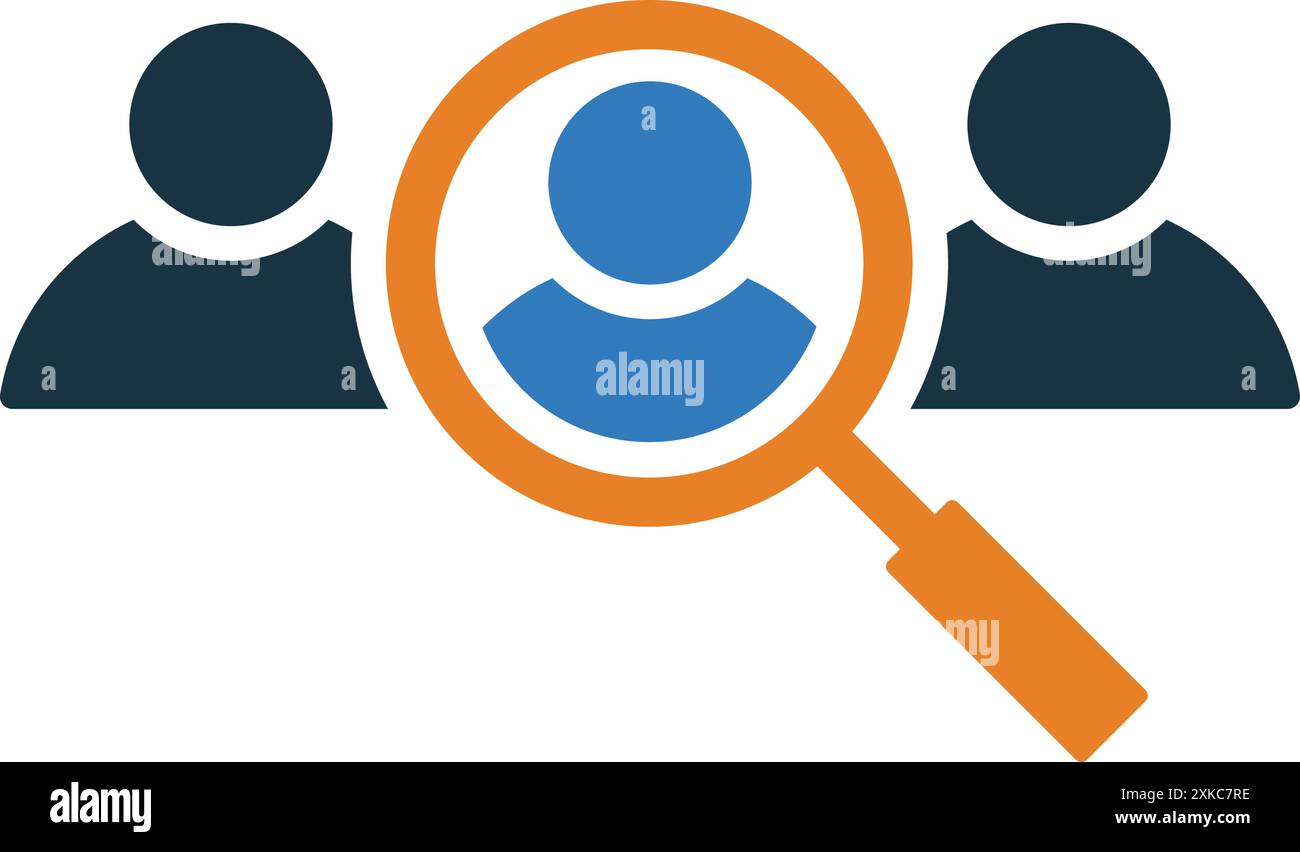 Searching human resources recruitment Stock Vector Images - Alamy