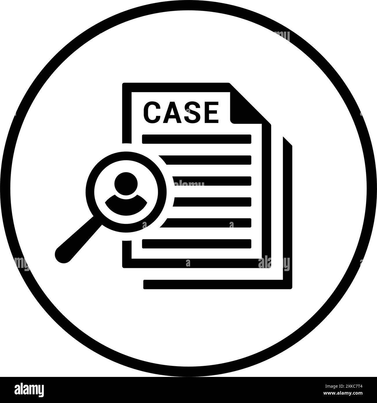 Case Study icon. design template vector illustration for graphic and ...