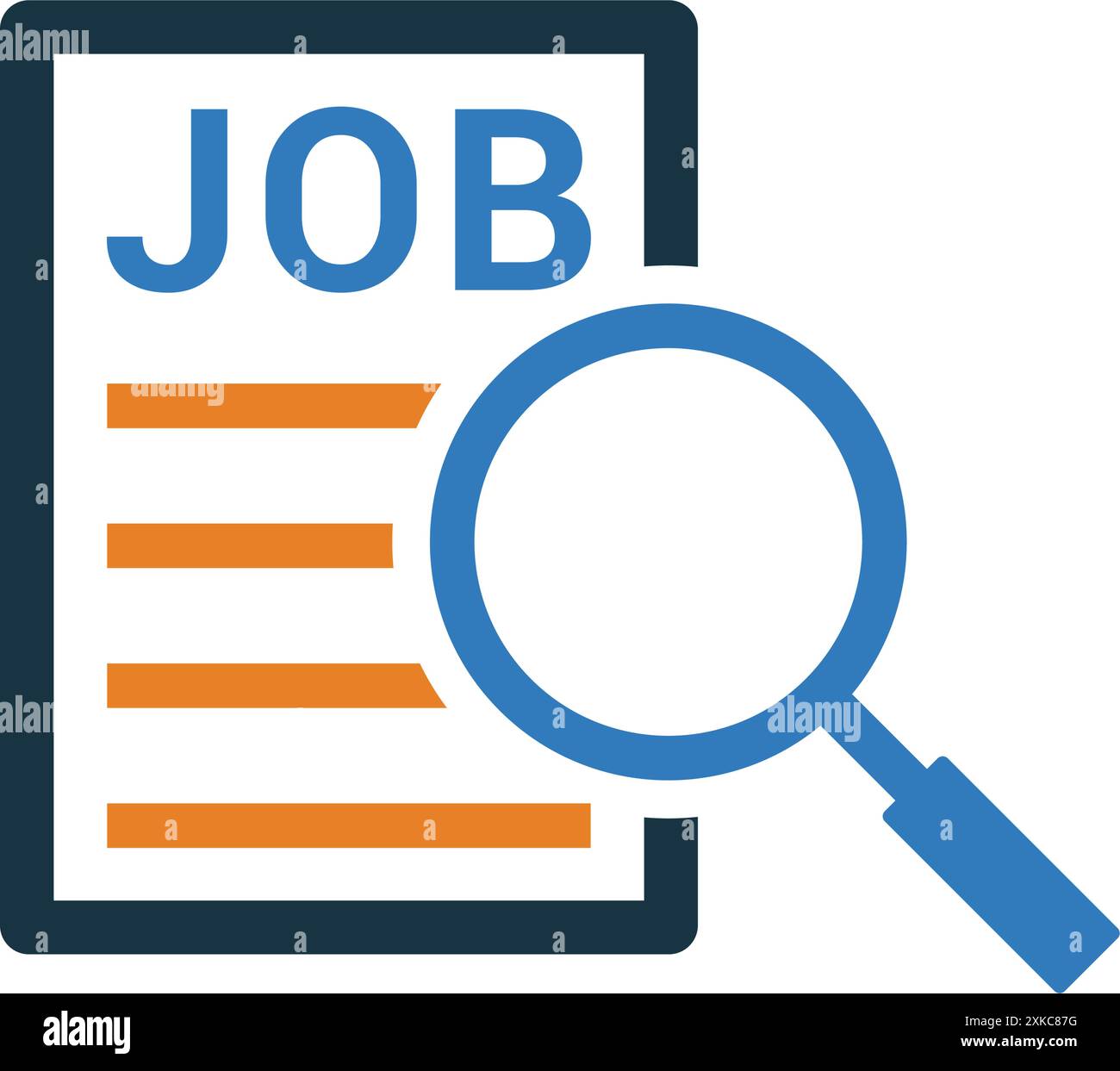 Job Seeking icon. Fully editable vector EPS use for printed materials ...