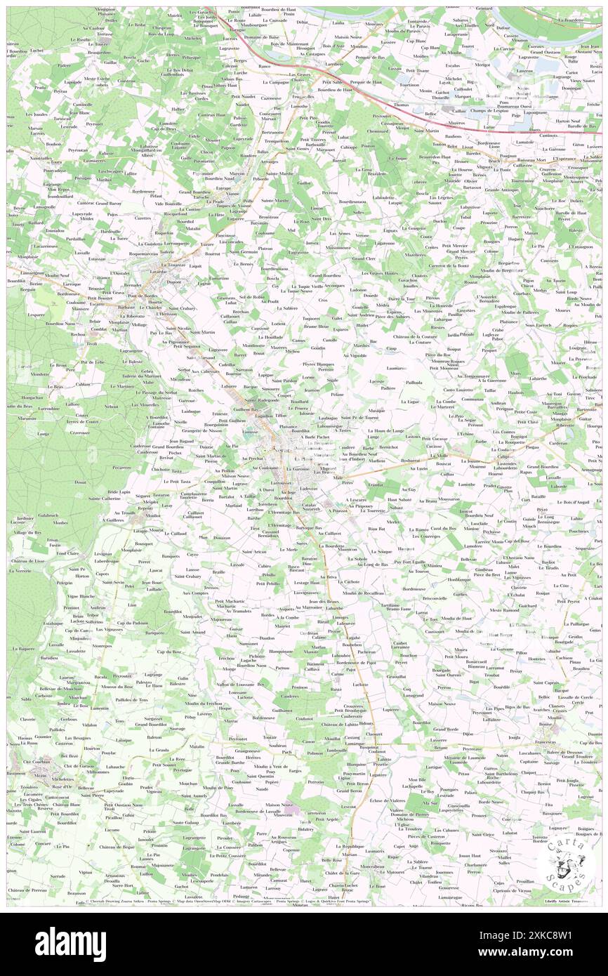 Nerac map hi-res stock photography and images - Alamy