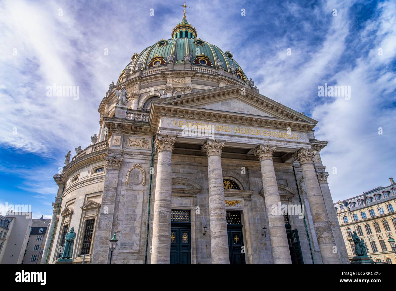 Copenhagen, Denmark - April 29, 2024: The entrance to the majestic ...