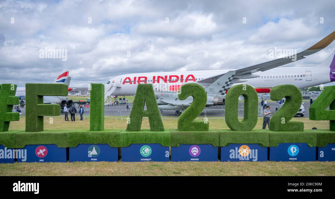 Farnborough, England, UK. 22nd July, 2024. The Farnborough ...