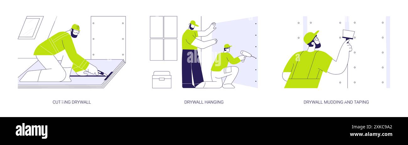 Drywall taping tool Stock Vector Images - Alamy