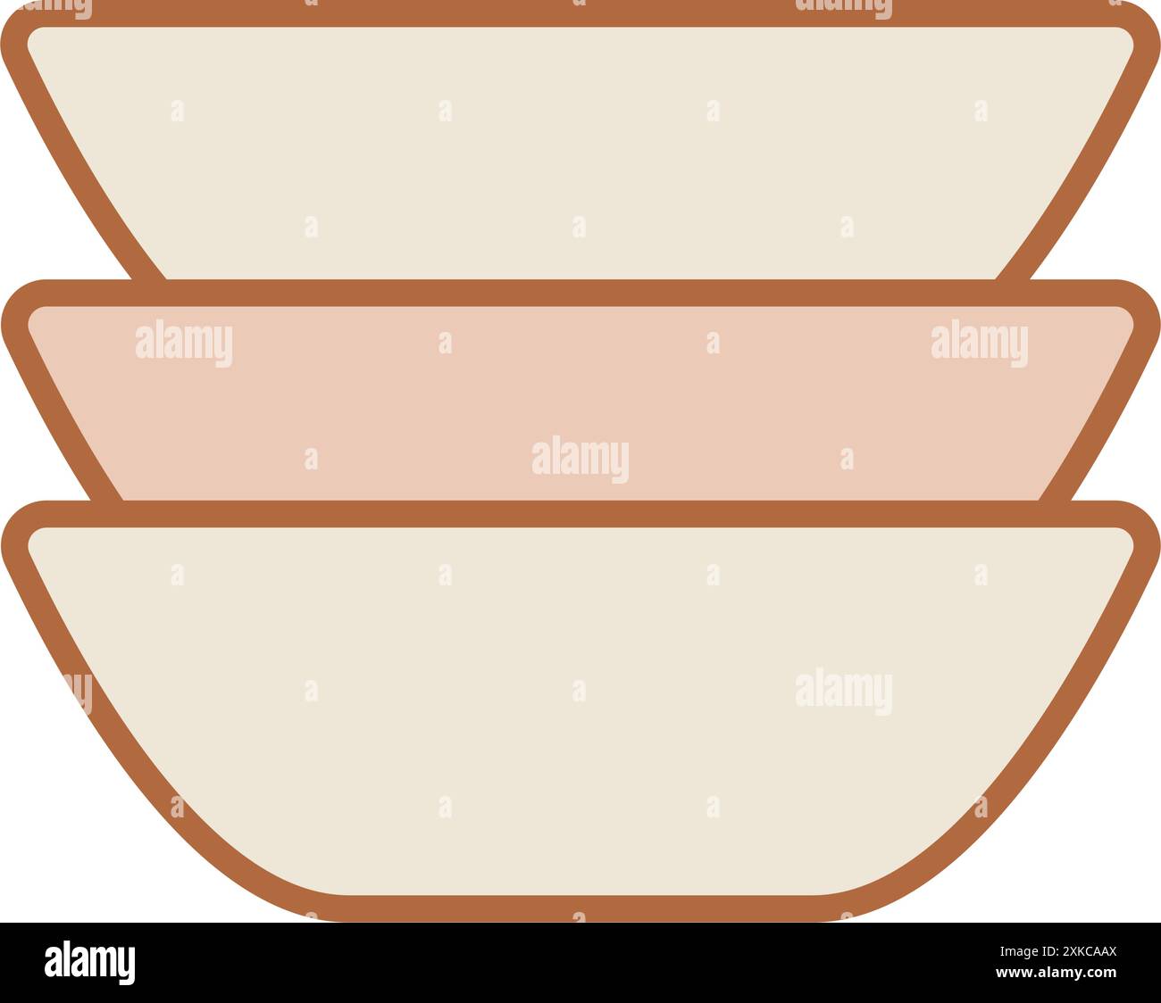 Food plates and bowls Stock Vector Images - Alamy