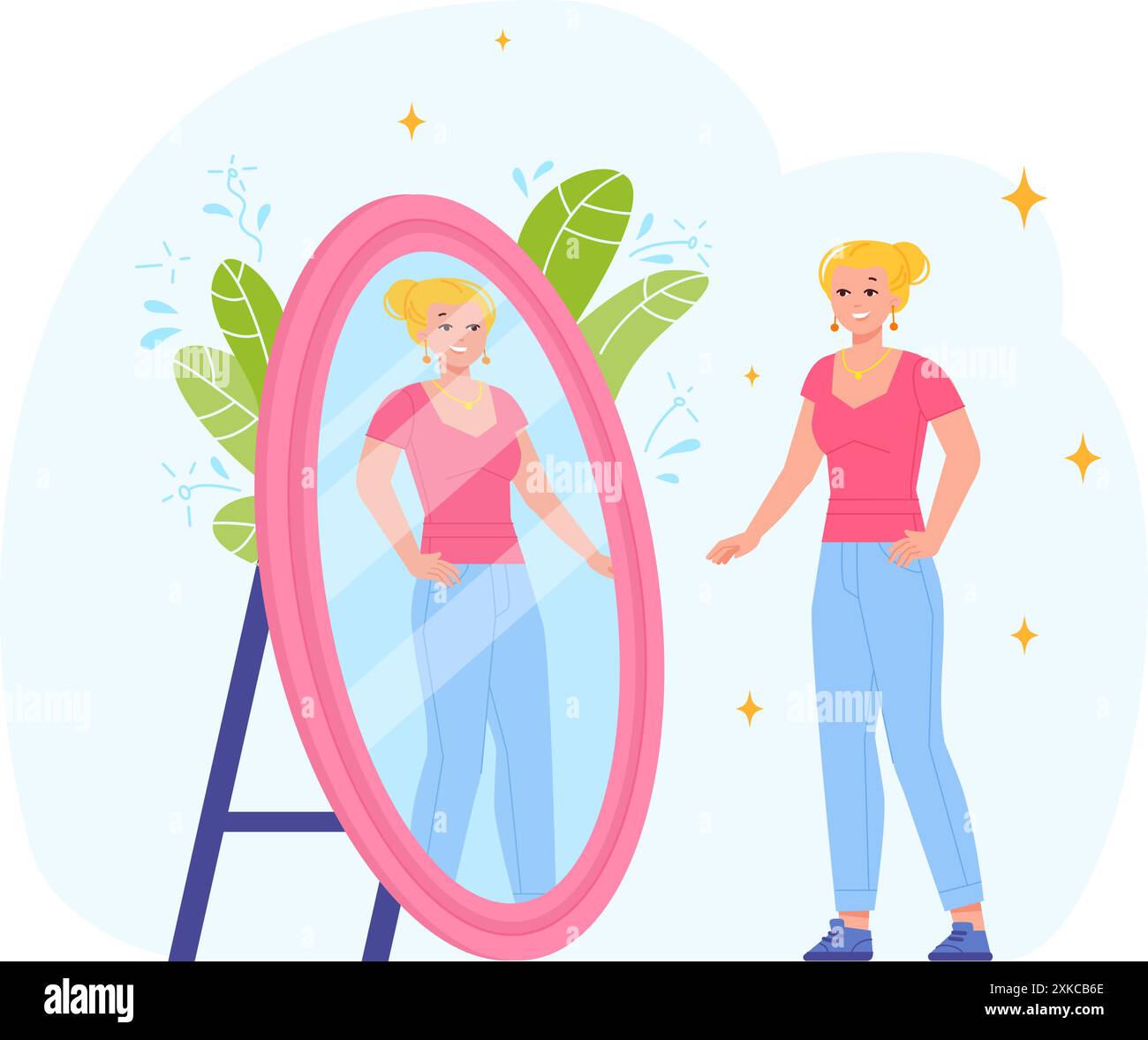 Beauty perception Stock Vector Images - Alamy