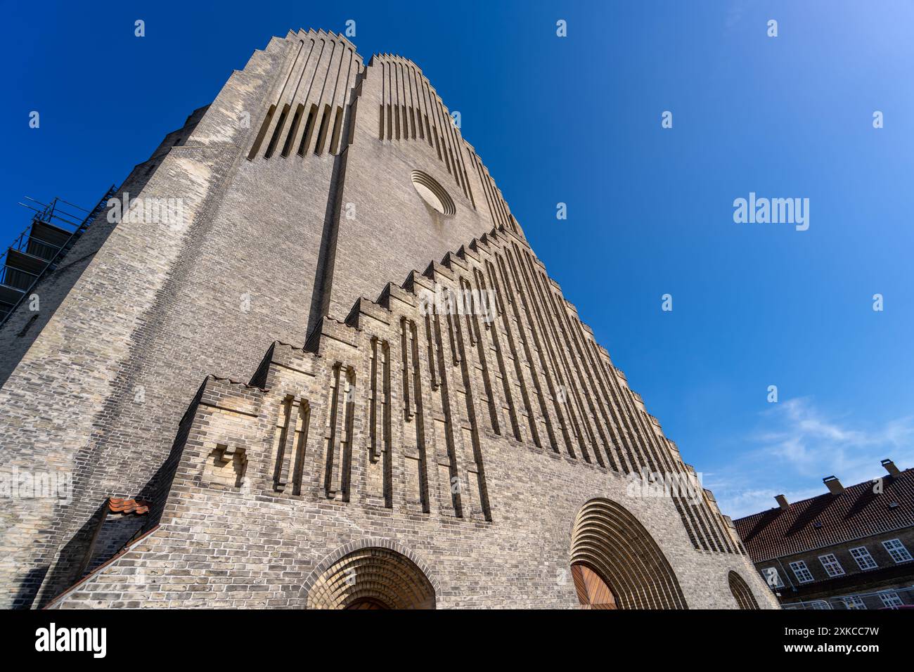 Copenhagen, Denmark - April 29, 2024: The impressive facade of the ...