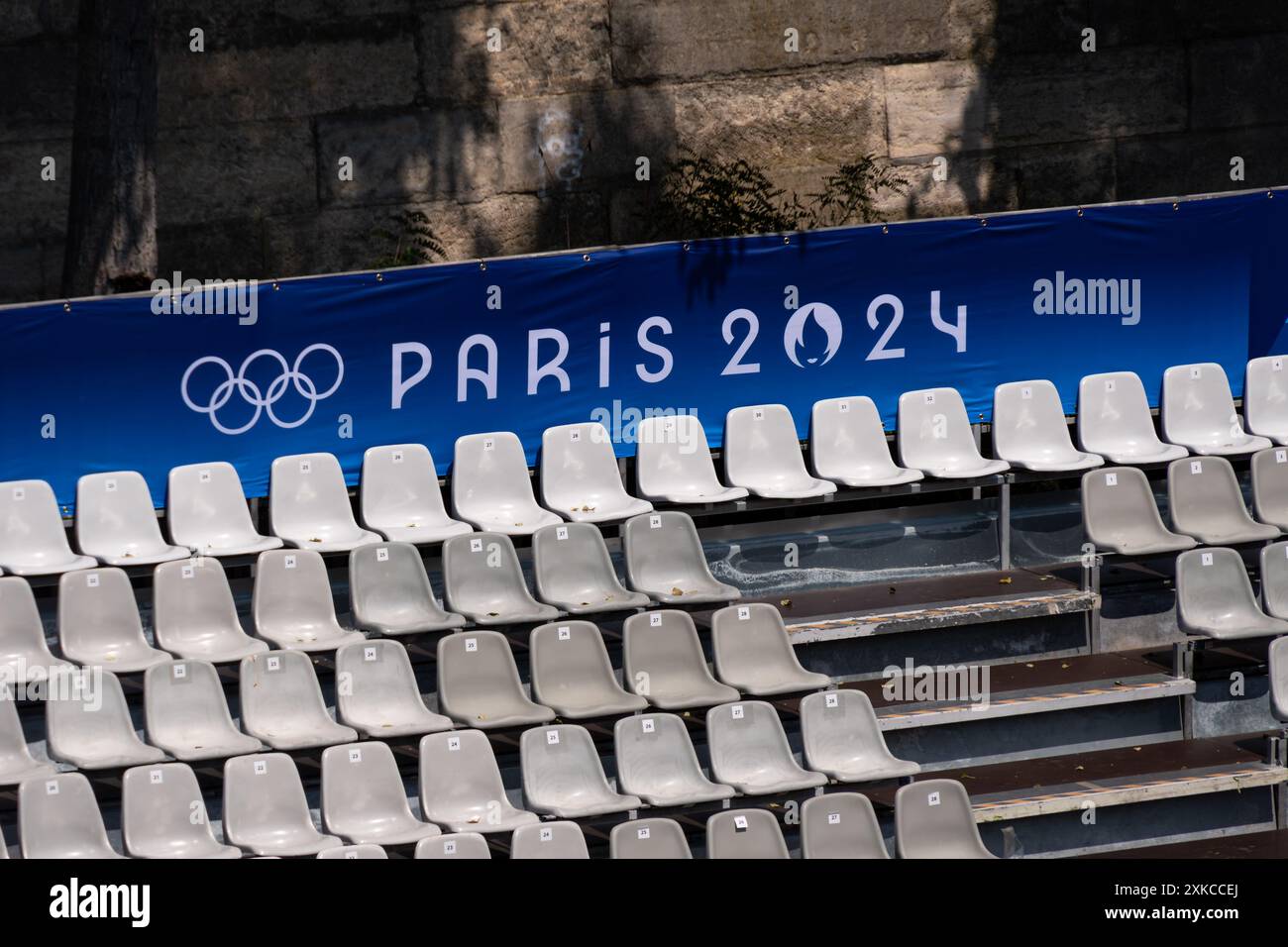 Opening ceremony of the olympic games paris 2024 hi-res stock ...