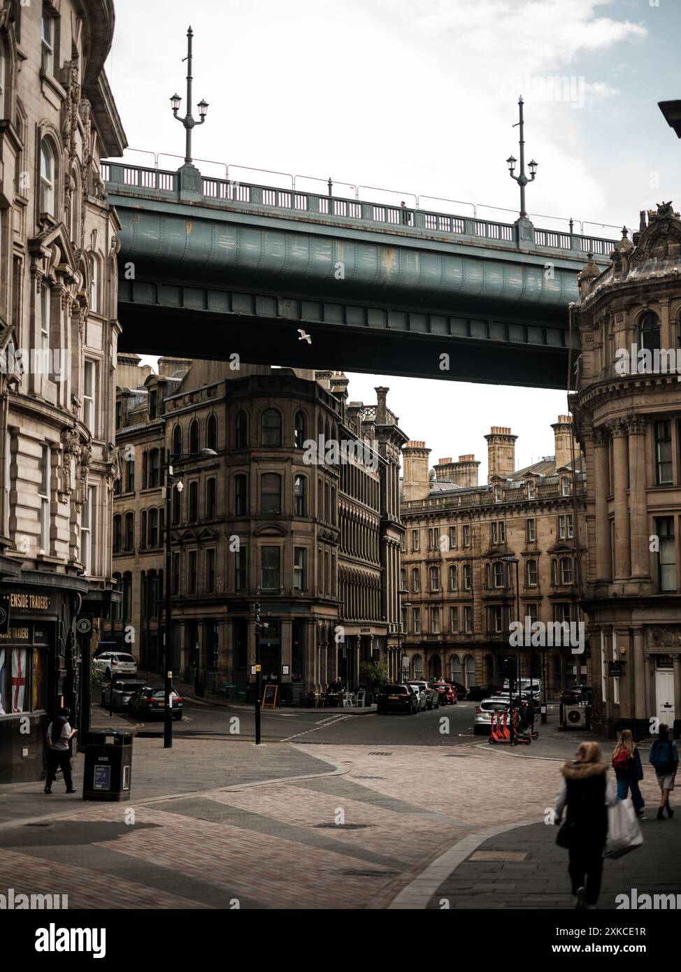 Images showing the urban landscape in Newcastle-Upon-Tyne ...