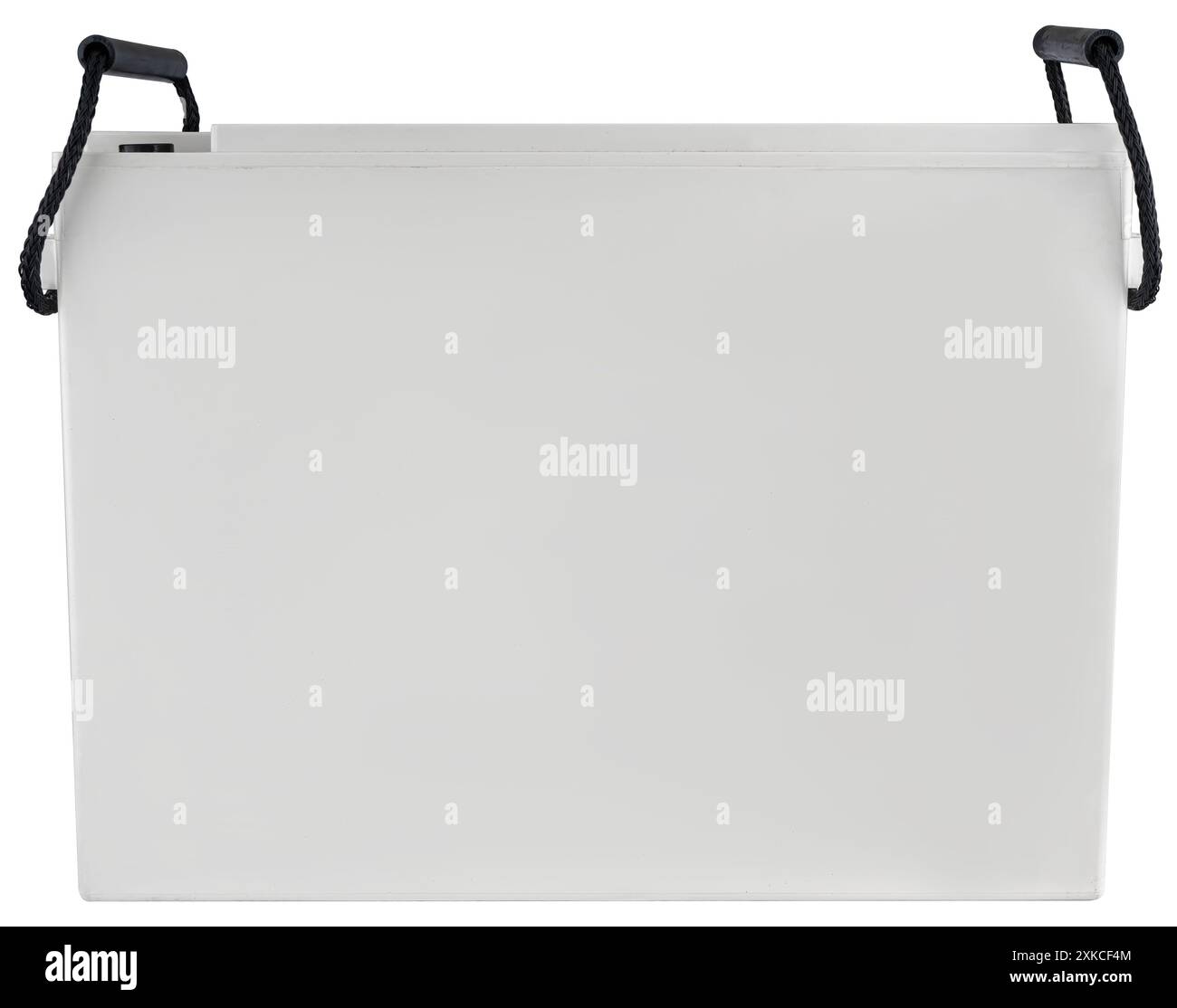 Helium-based rechargeable battery, insulated on white background Stock ...