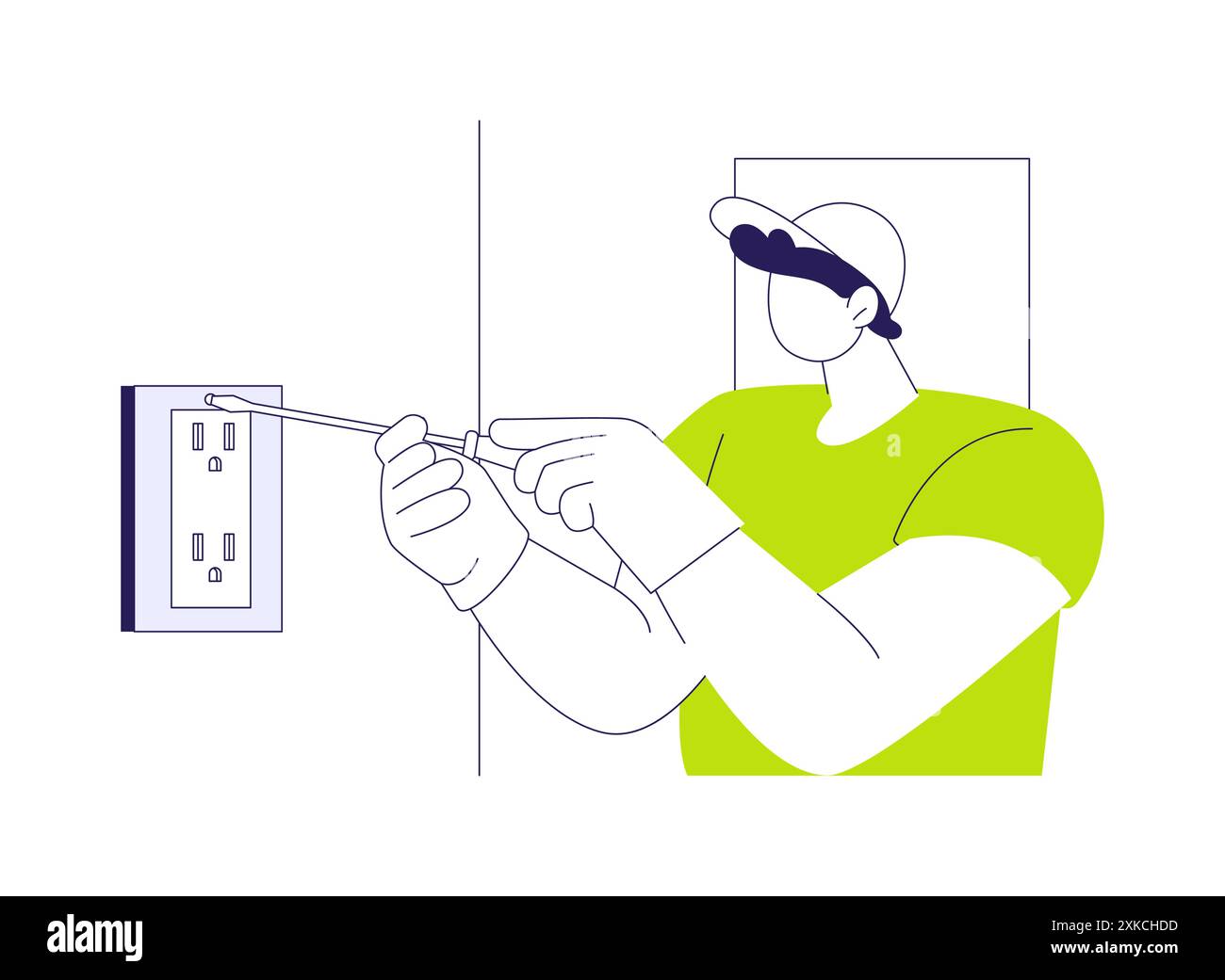 Sockets Installation Abstract Concept Vector Illustration Stock Vector Image And Art Alamy