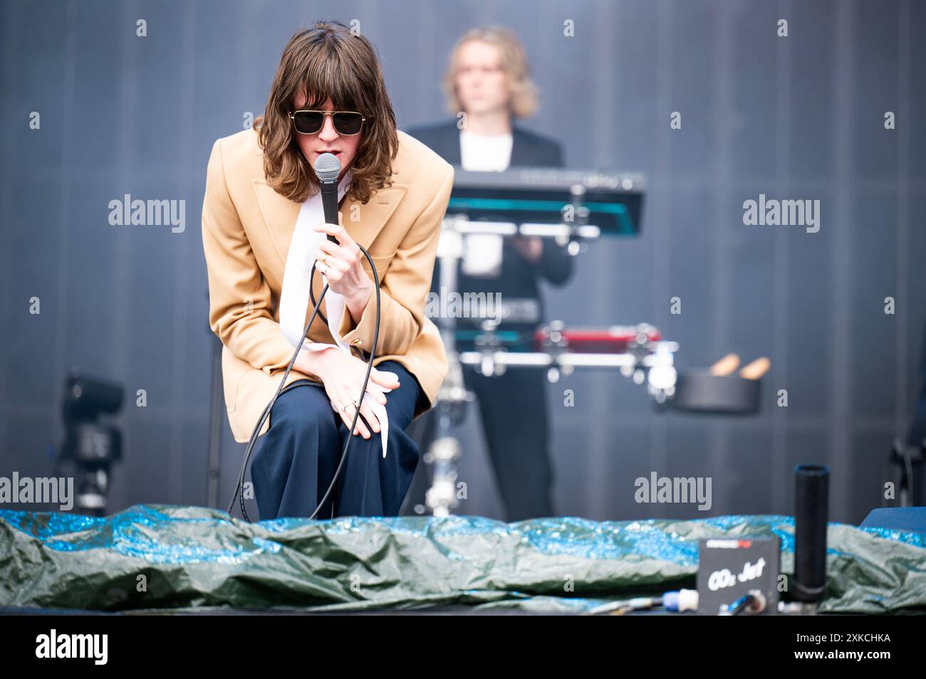 Glasgow, UK. 14th July 2024. Tom Ogden, Josh Dewhurst, Charlie Salt ...