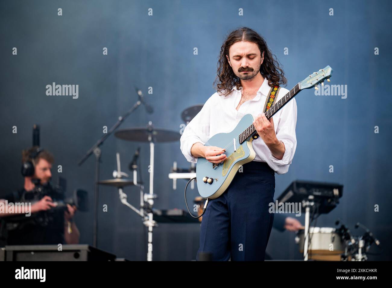 Glasgow, UK. 14th July 2024. Tom Ogden, Josh Dewhurst, Charlie Salt ...