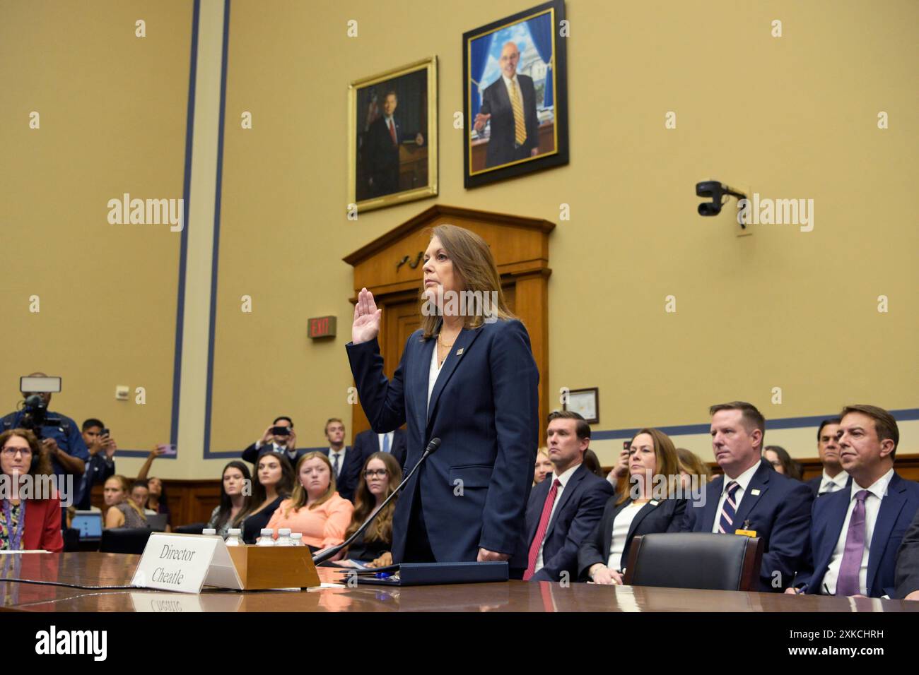 U.S. Secret Service Director Kimberly Cheatle testifies before House ...