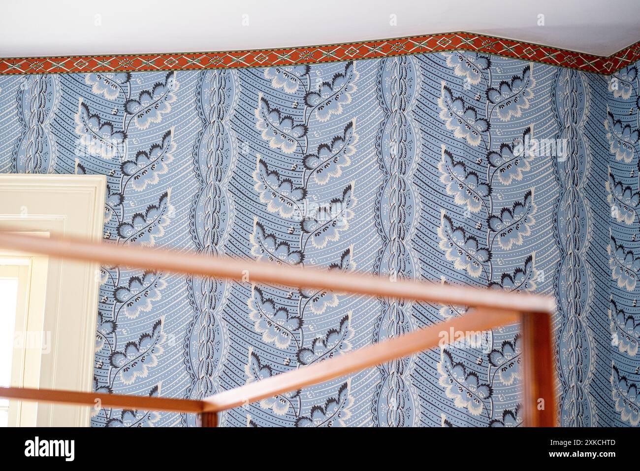 Interior of Grouseland, home of President William Henry Harrison in ...