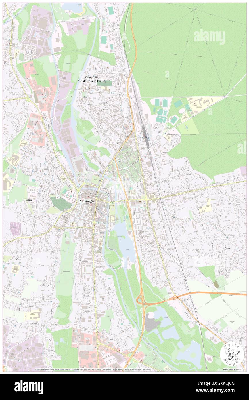 Montargis, Loiret, FR, France, Centre, N 47 59' 48'', N 2 43' 56'', map ...