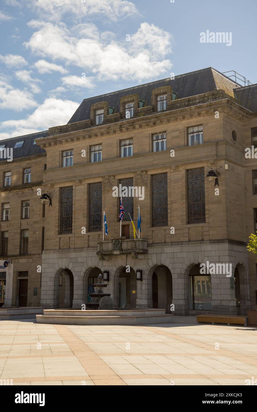The Dundee City Chambers, which is the headquarters of the Dundee City ...