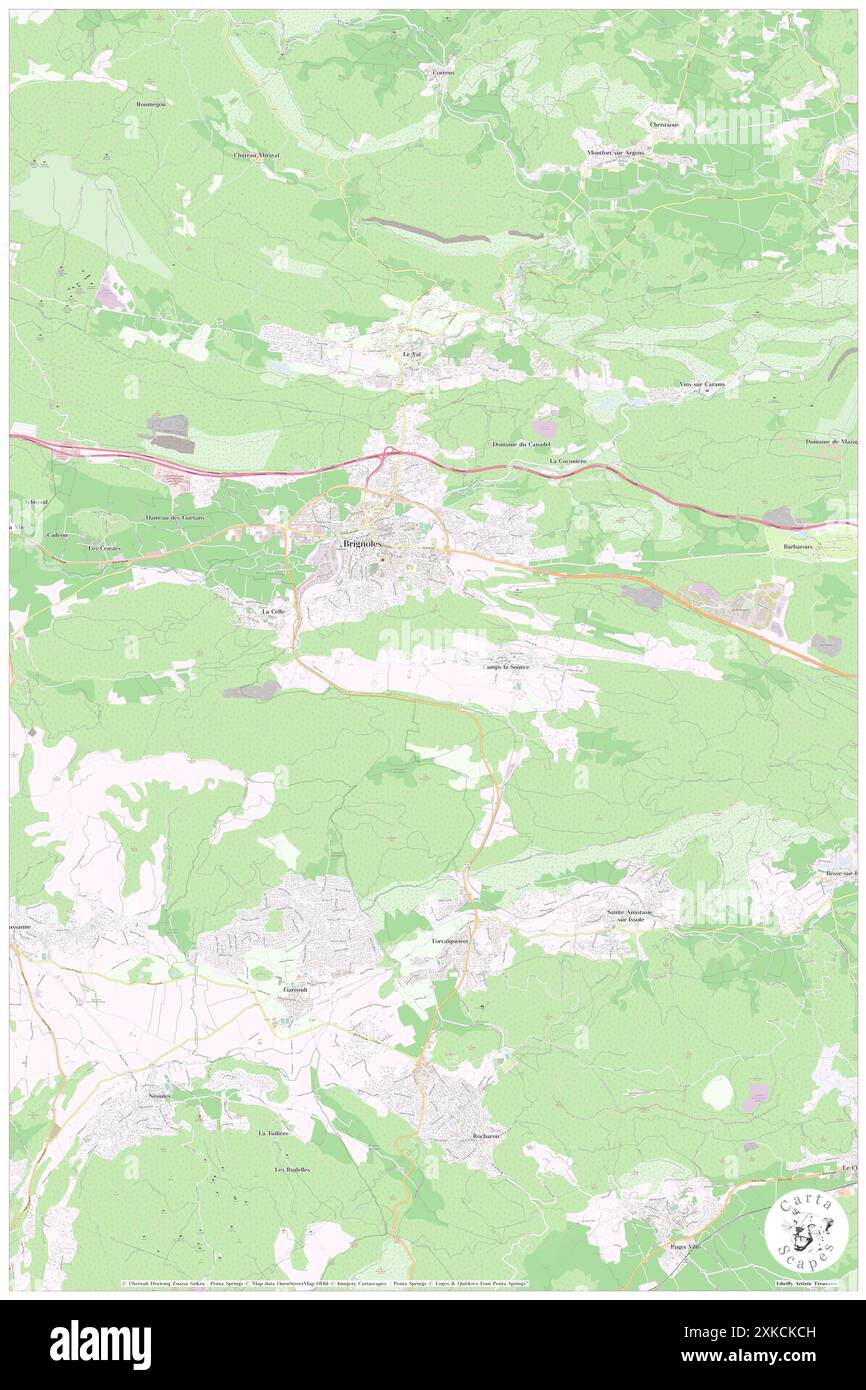 Map of brignoles hi-res stock photography and images - Alamy