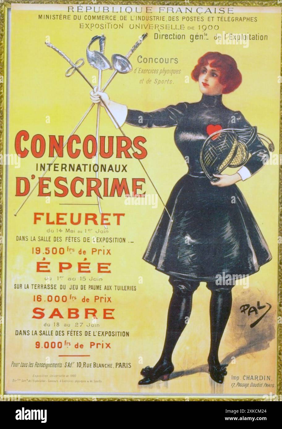 1900 olympics poster hi-res stock photography and images - Alamy
