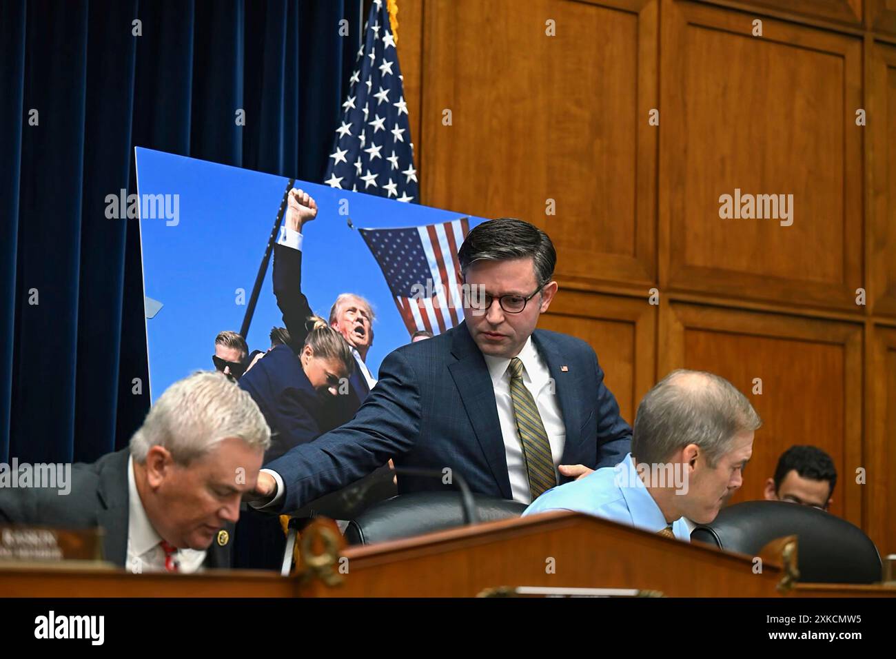 Speaker of the United States House of Representatives Mike Johnson ...