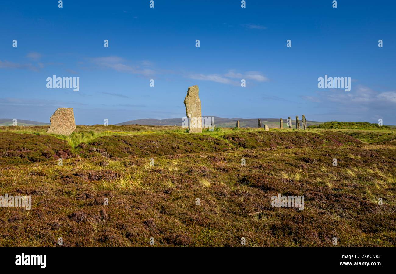 The Neolithic Ring of Brodgar, Orkney Islands, North Scotland Stock ...