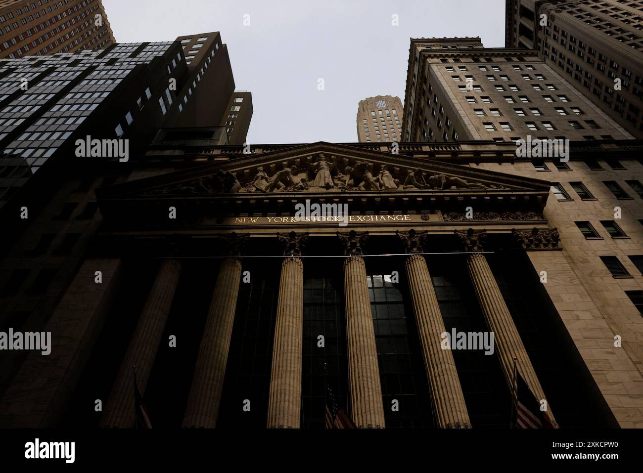New York, United States. 22nd July, 2024. Sunlight shines on the ...