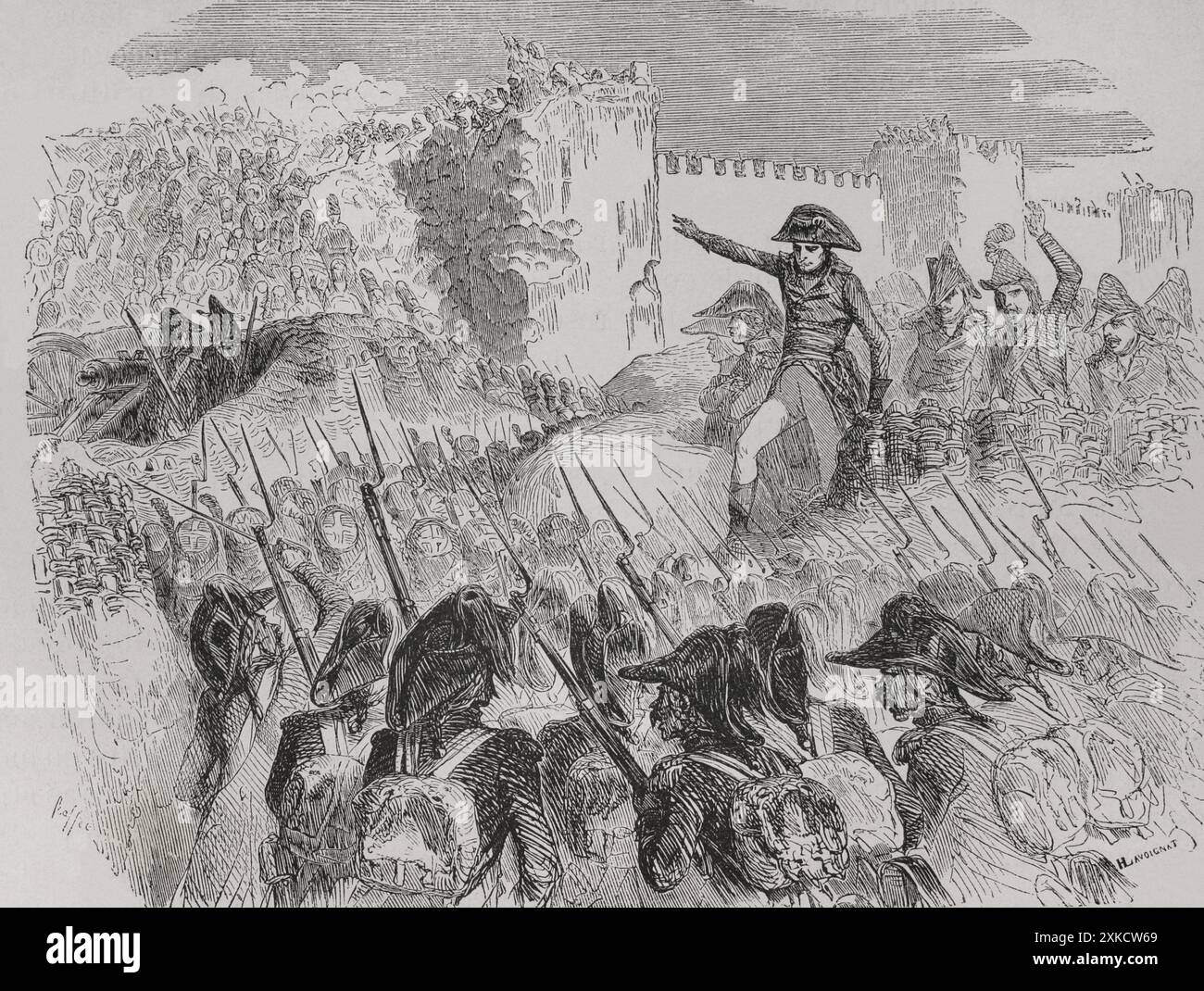 Napoleonic Wars. French Campaign in Egypt and Syria (1798-1801). Siege ...