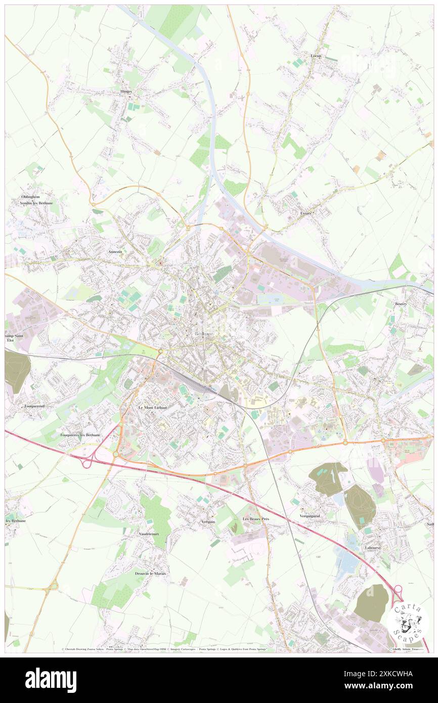 France map bethune hi-res stock photography and images - Alamy