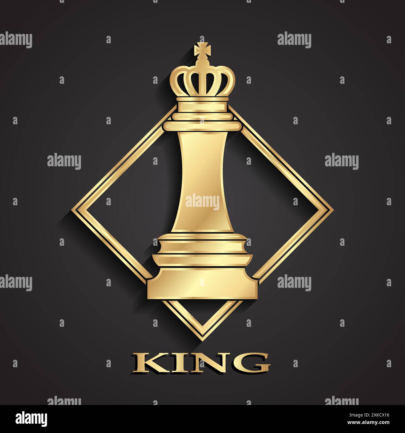 Golden chess Stock Vector Images - Alamy