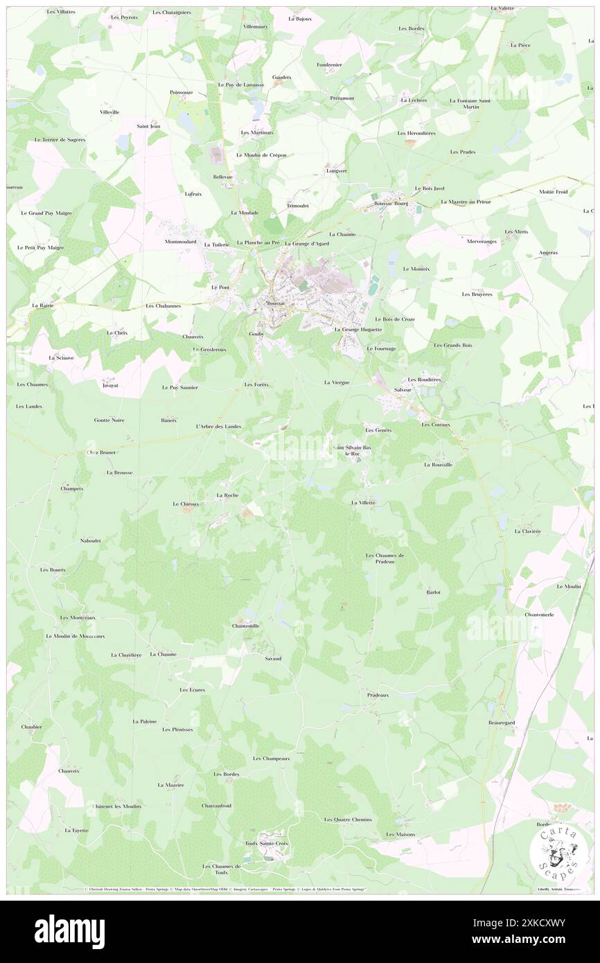 Saint-Silvain-Bas-le-Roc, Creuse, FR, France, Nouvelle-Aquitaine, N 46 ...
