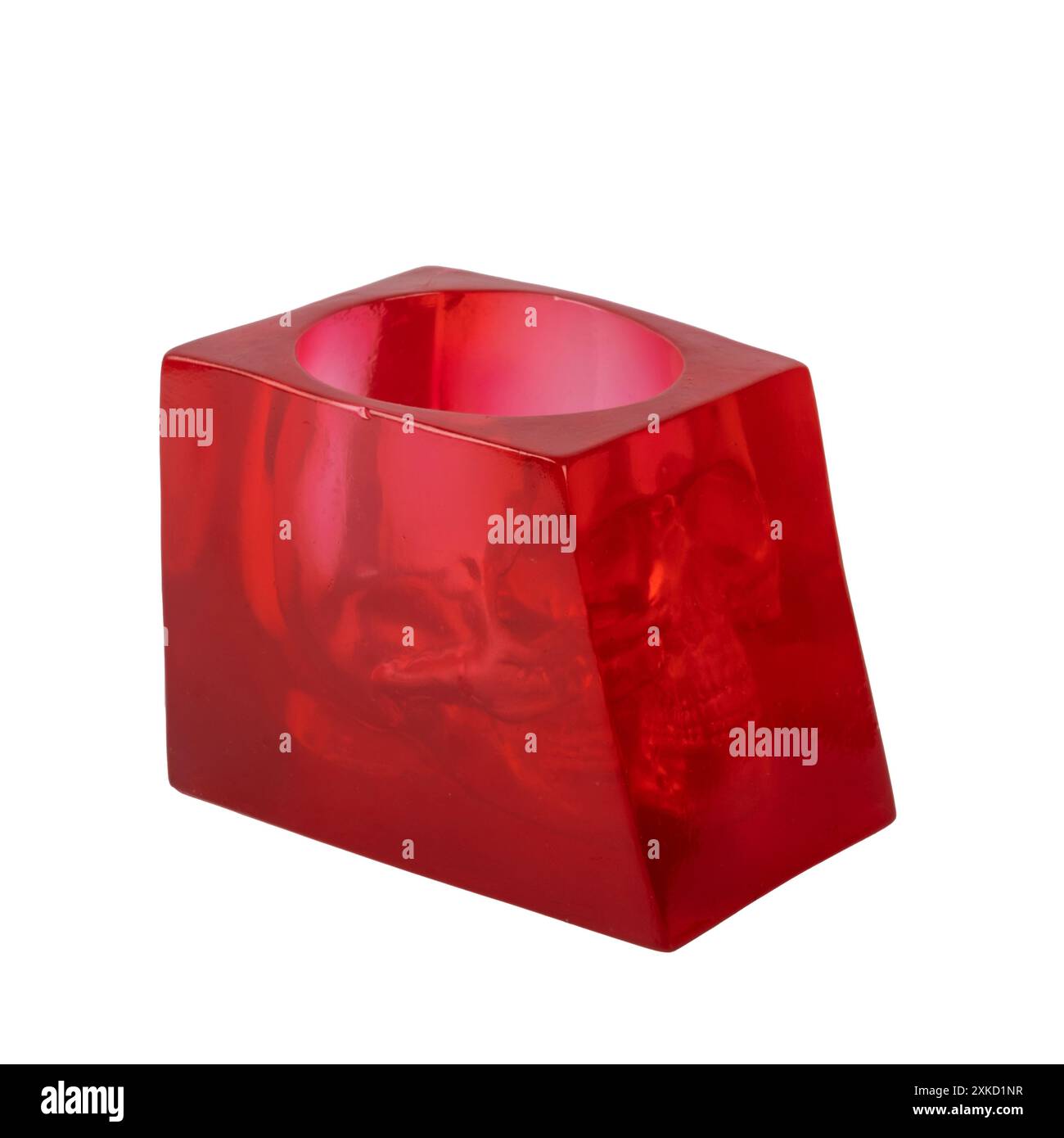 decorative object amber resin figure isolated on white background Stock ...