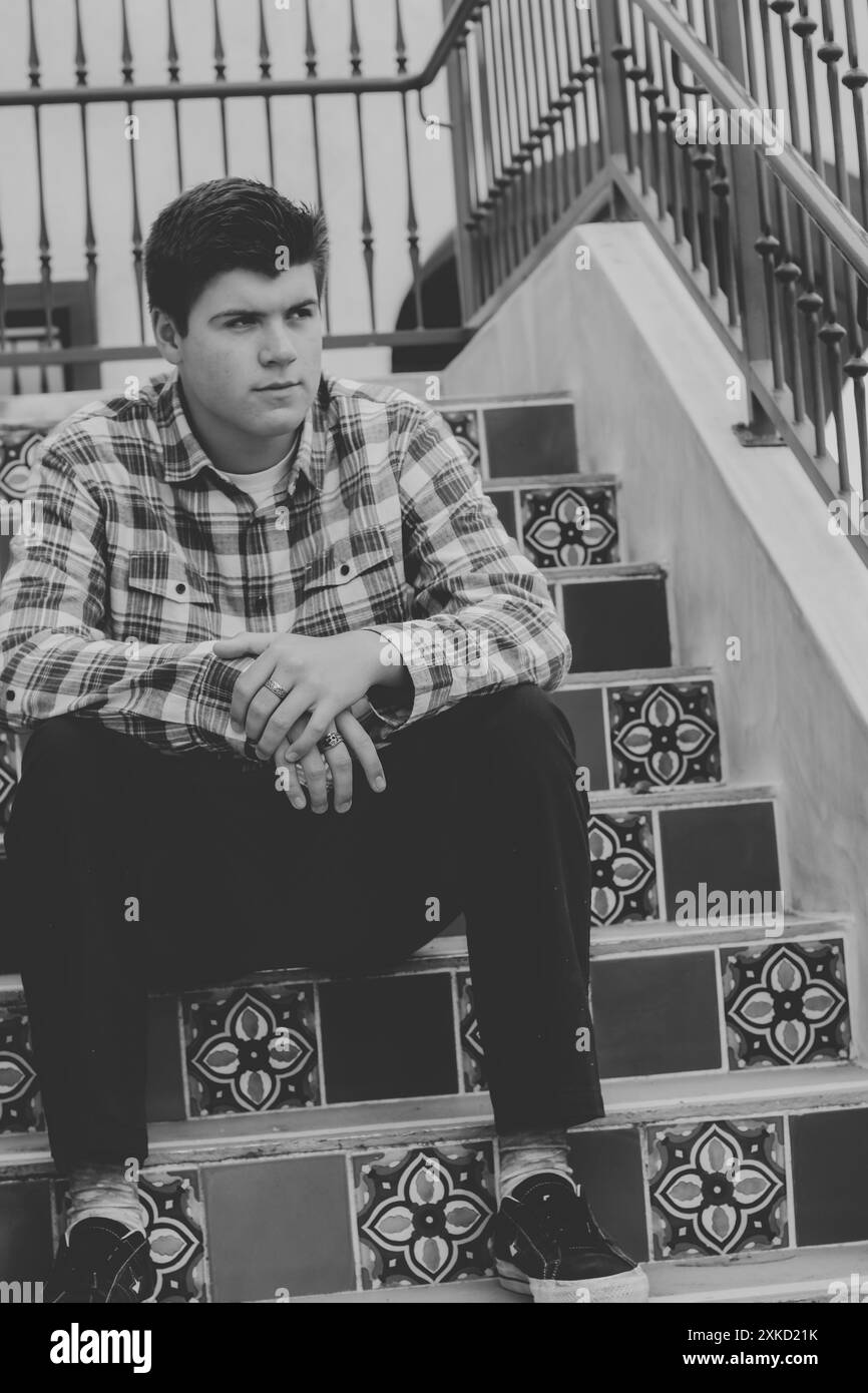 Teenager urban Black and White Stock Photos & Images - Alamy