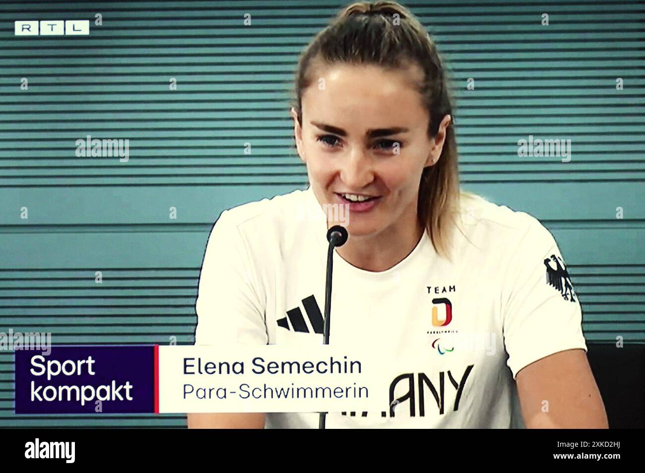 Elena Semechin Para-Schwimmerin -- hier im Filmbericht von RTL Sport ...