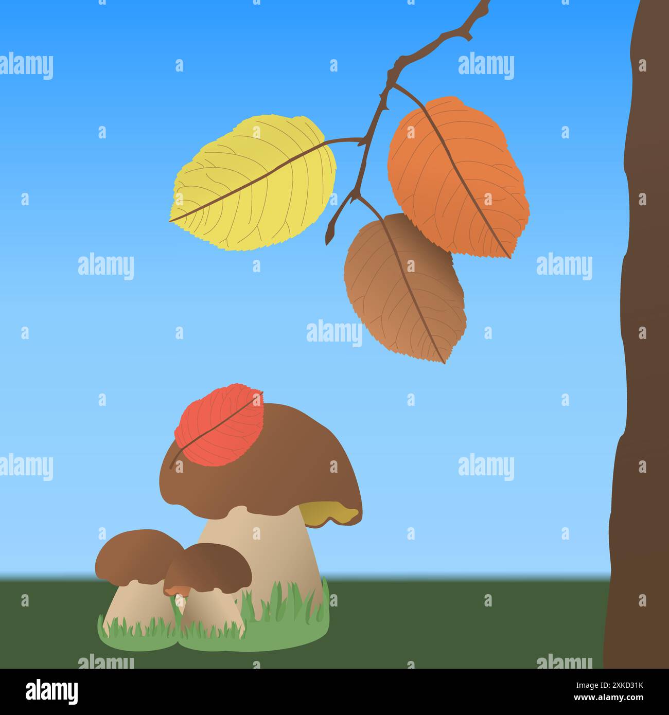 Vivid colours sky blue Stock Vector Images - Alamy