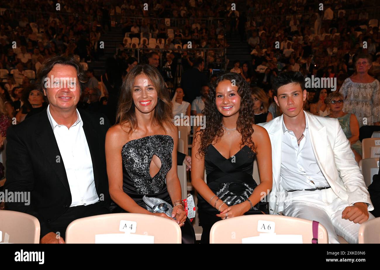 Taormina, Italy TAOMODA 2024 pre gala photocall In the photo:Sarah ...
