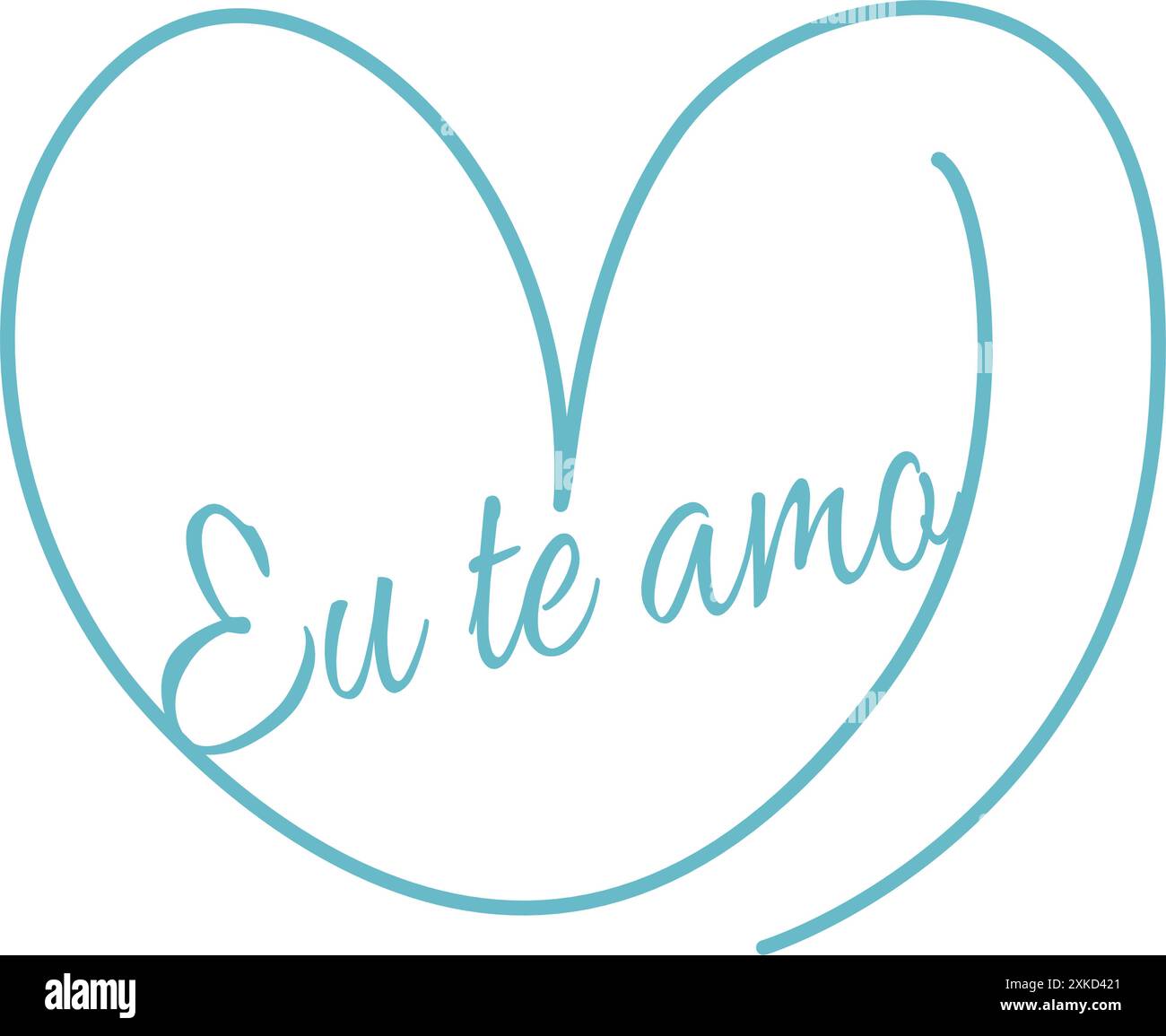 Eu te amo - hearts - ideal lettering for Valentine's Day, love messages ...