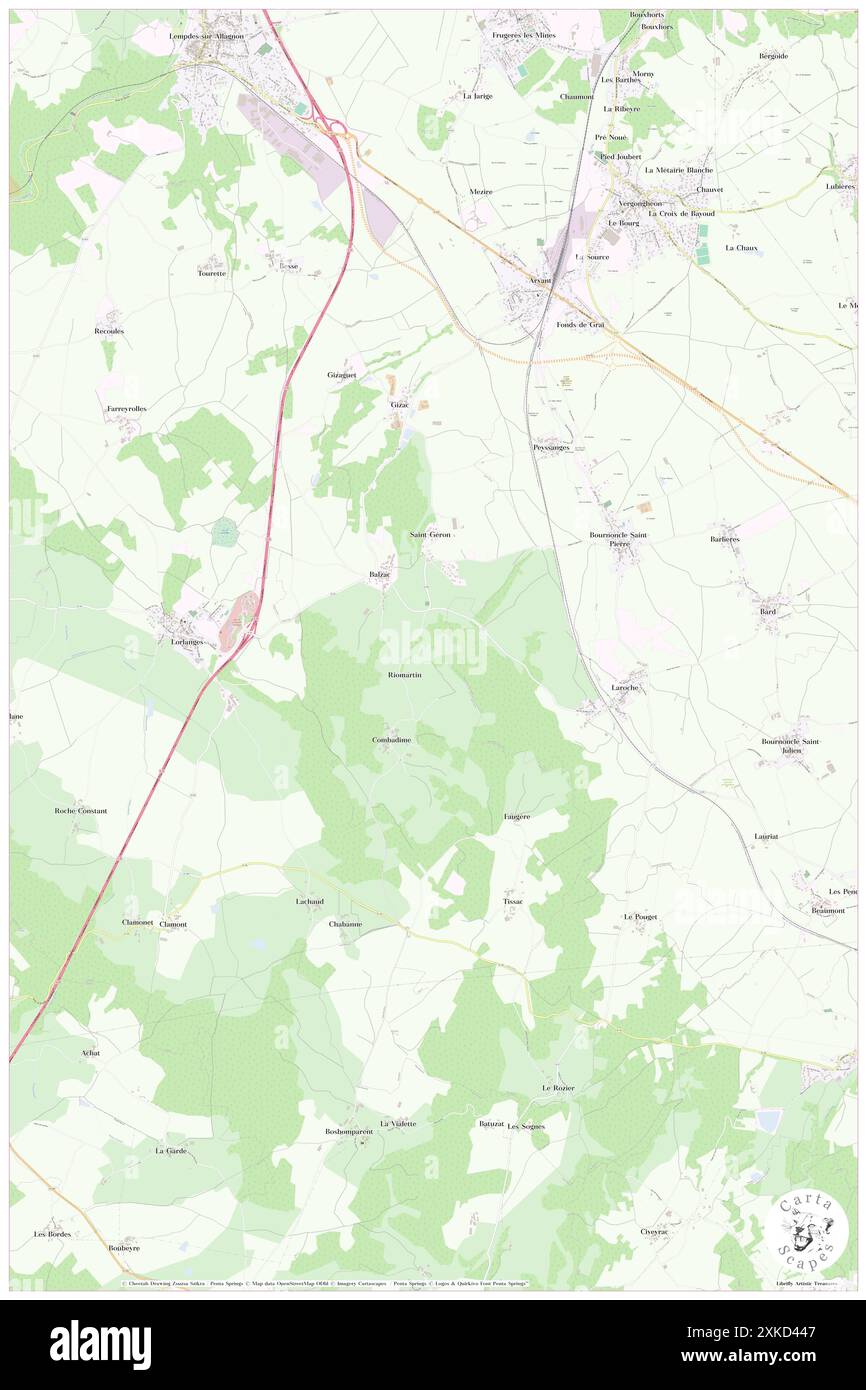 Saint-Geron, Haute-Loire, FR, France, Auvergne-Rhône-Alpes, N 45 20' 30 ...