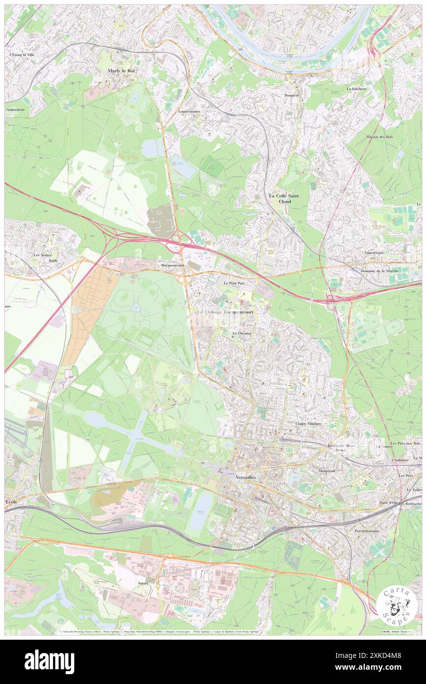 Le Chesnay-Rocquencourt, Yvelines, FR, France, Île-de-France, N 48 49 ...