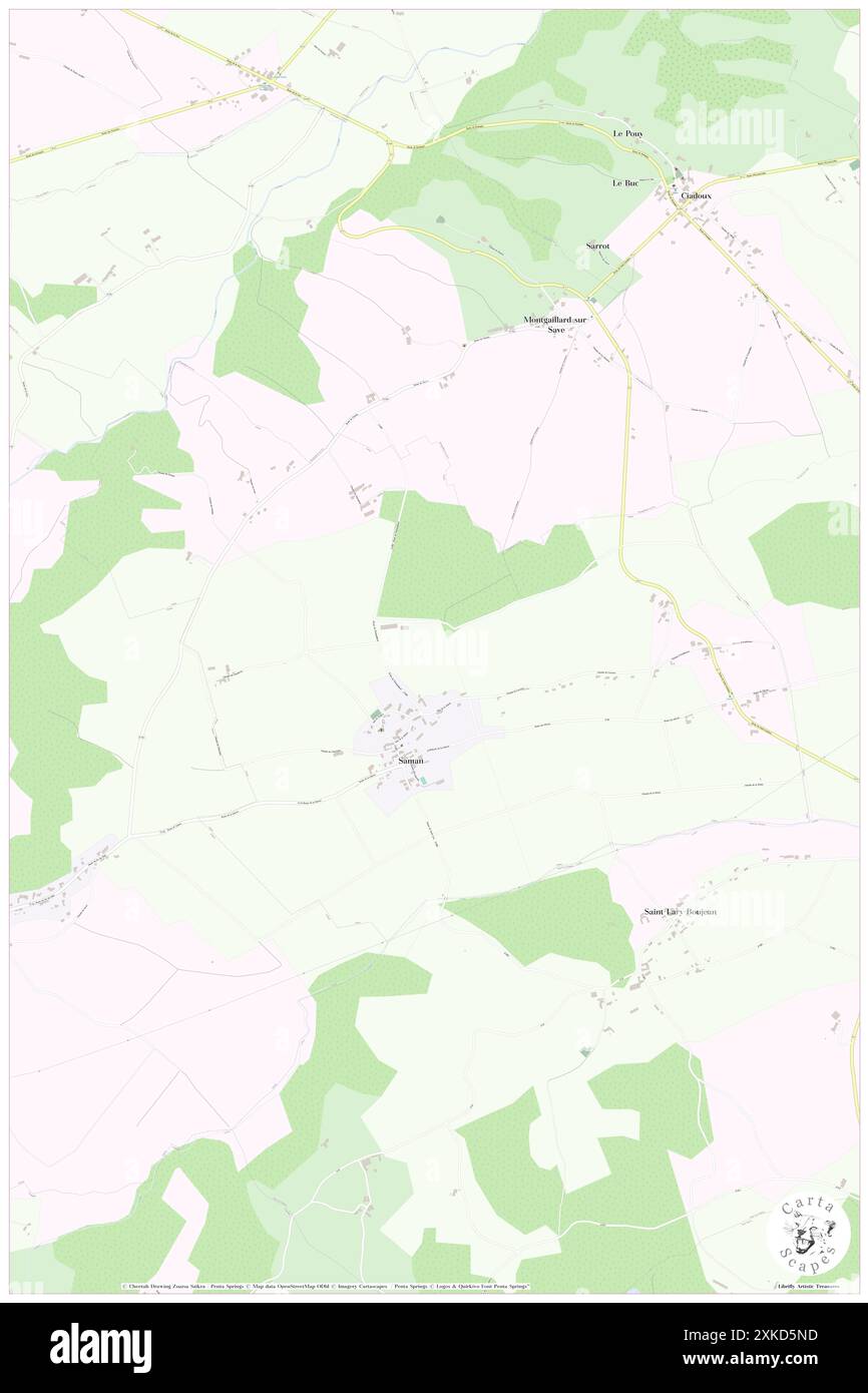 Saman, Upper Garonne, FR, France, Occitanie, N 43 14' 12'', N 0 43' 11 ...