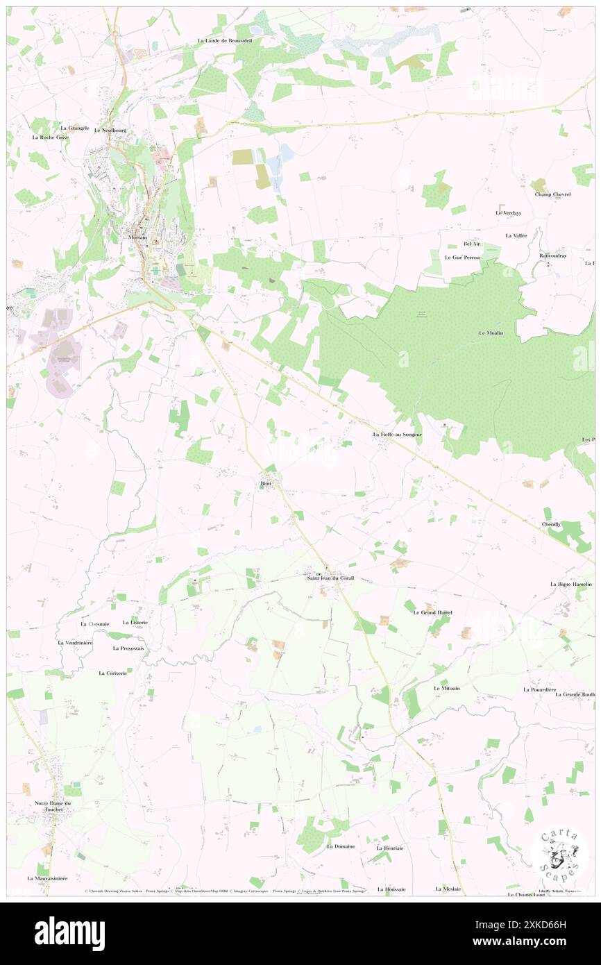 Bion, Manche, FR, France, Normandy, N 48 37' 10'', S 0 55' 9'', map ...