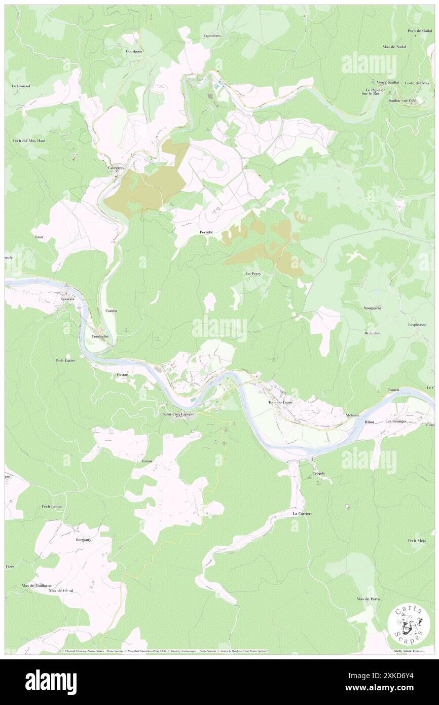 Tour-de-Faure, Lot, FR, France, Occitanie, N 44 28' 0'', N 1 41' 36 ...