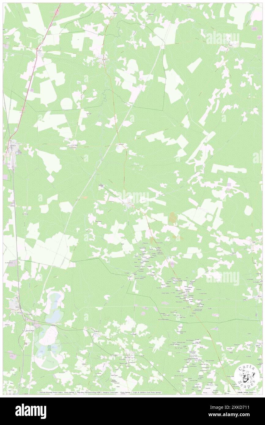 Sabres, Landes, FR, France, Nouvelle-Aquitaine, N 44 8' 53'', S 0 44 ...