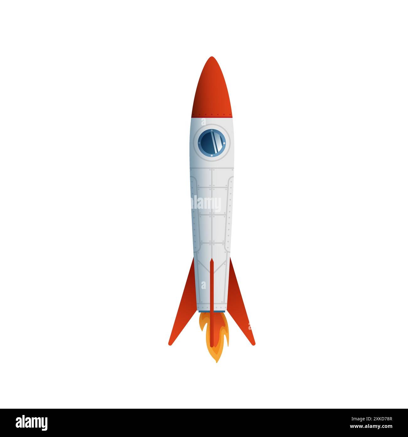 Rocket White Background