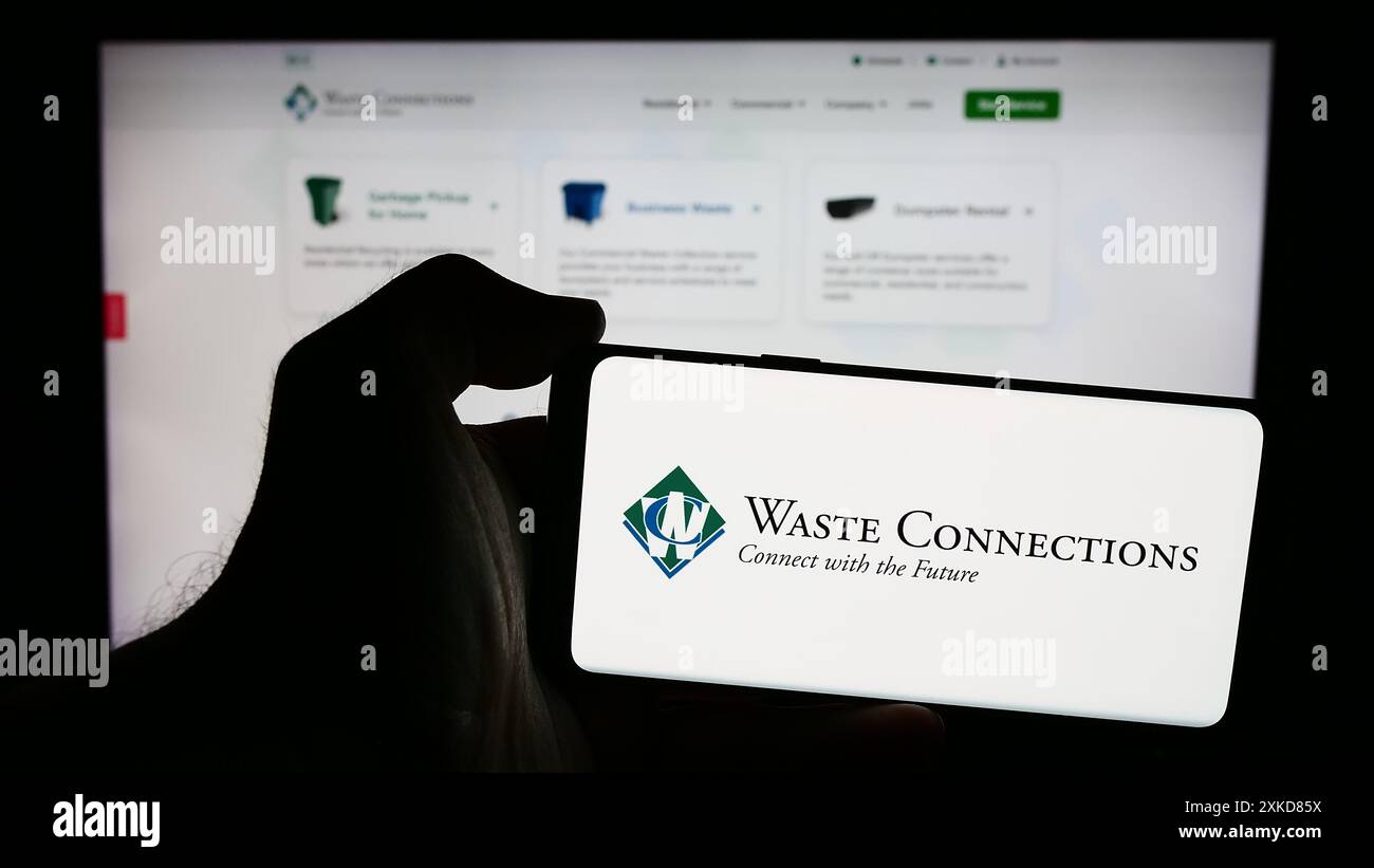 Waste connections logo hi-res stock photography and images - Alamy