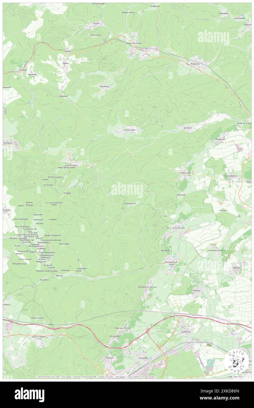 Arrondissement de Saverne, Bas-Rhin, FR, France, Grand Est, N 48 50' 39 ...