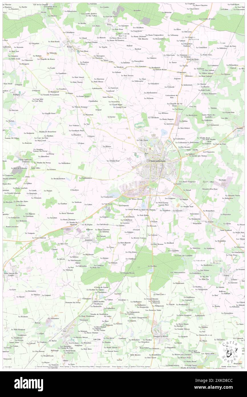 Map of ancenis Cut Out Stock Images & Pictures - Alamy