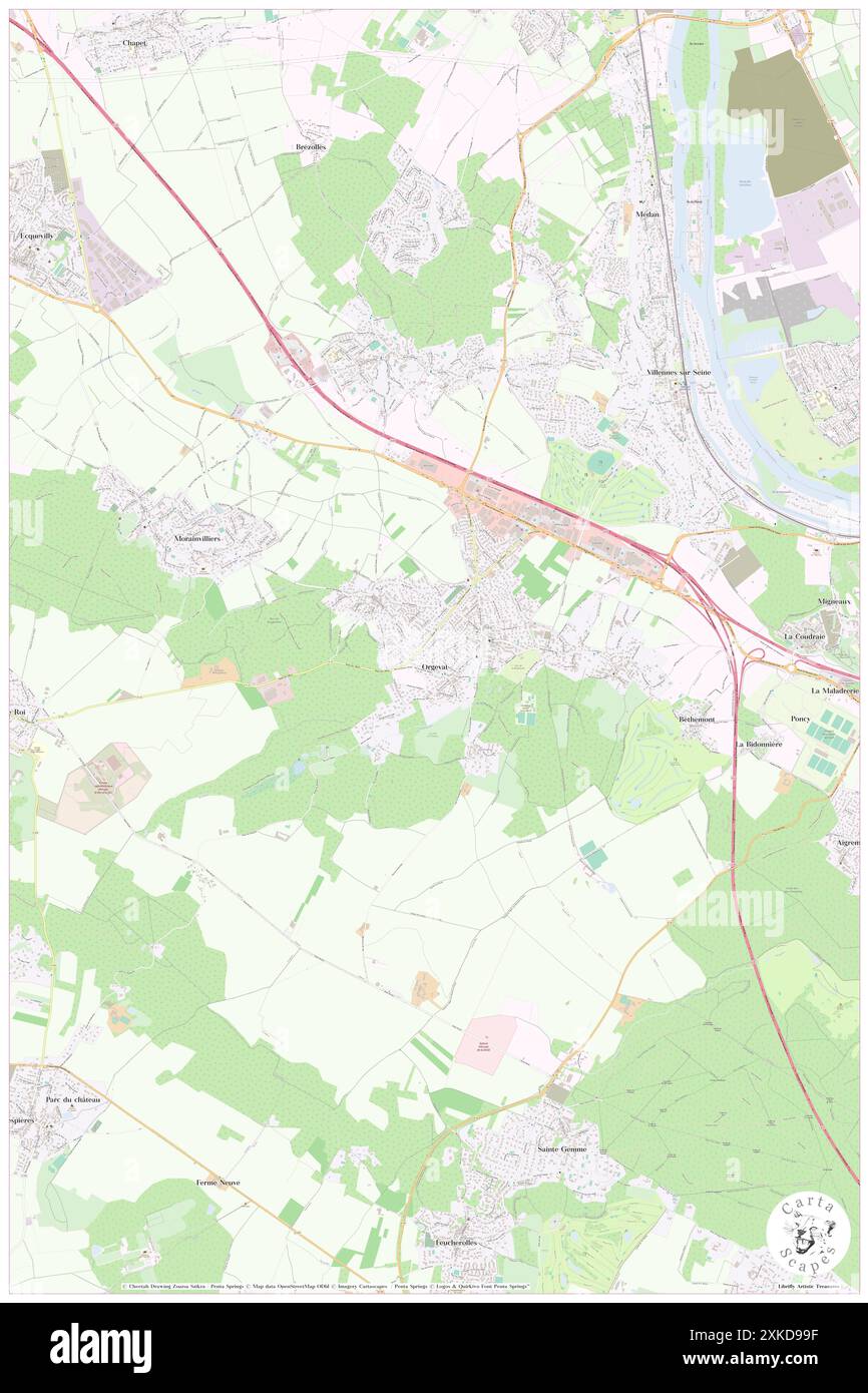 Orgeval, Yvelines, FR, France, Île-de-France, N 48 55' 14'', N 1 58' 32 ...