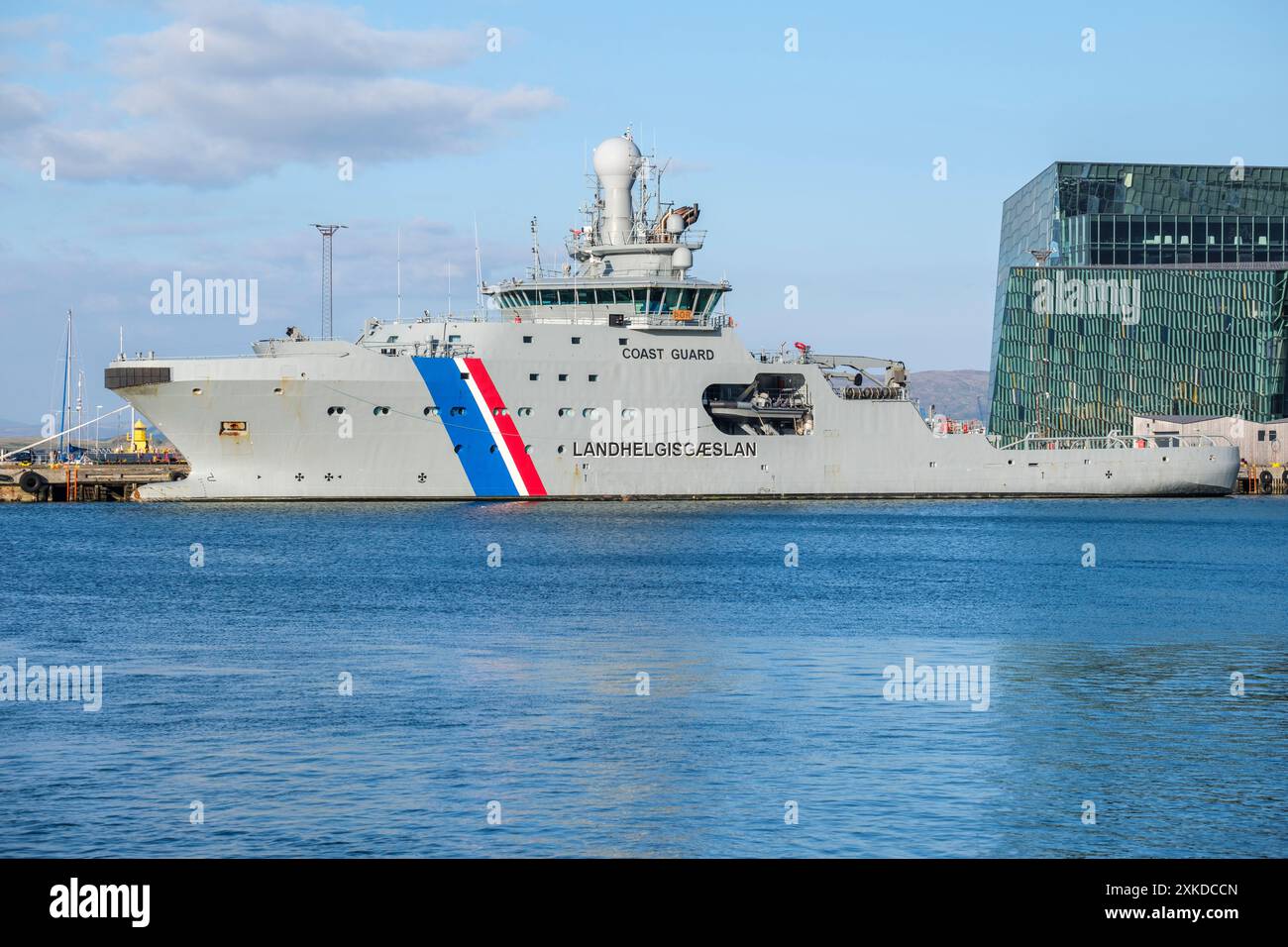 Reykjavik capitale de l'Islande - Bateau des gardes côtes | Reykjavik ...